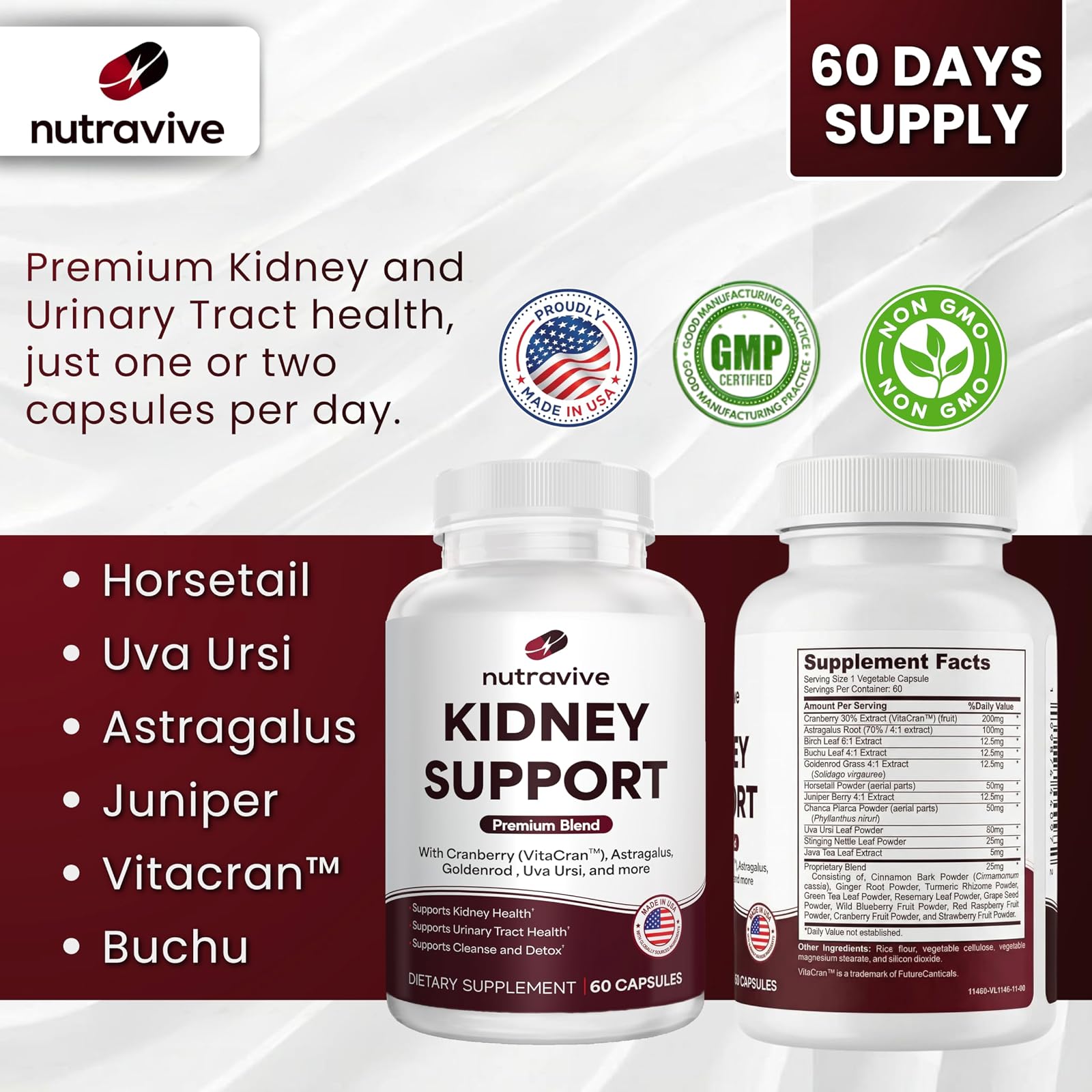 Cranberry extract for urinary health