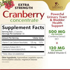 Cranberry extract for urinary health