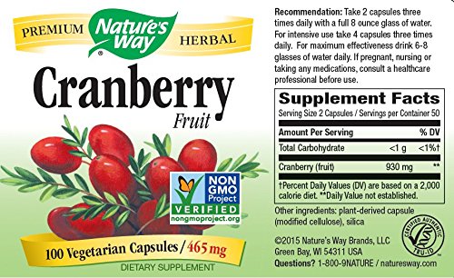 Cranberry extract for urinary support