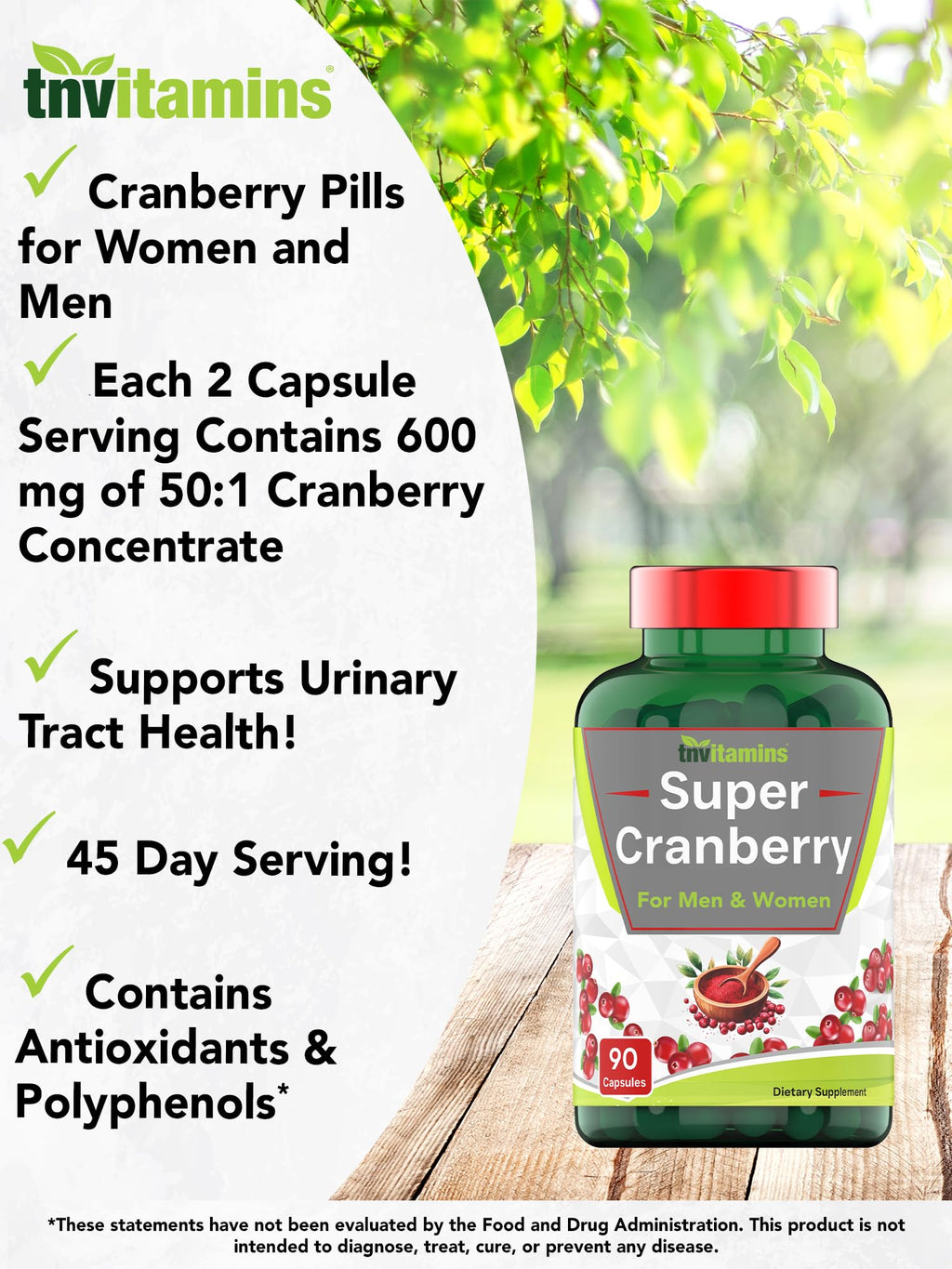 cranberry extract for urinary tract