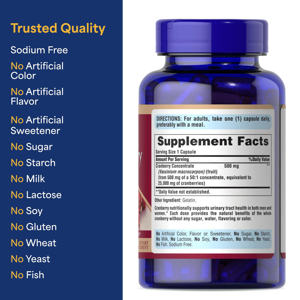 Cranberry extract for women's health