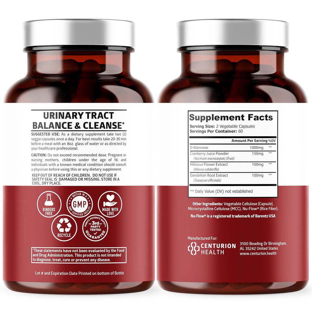 Cranberry extract supplement for bladder support