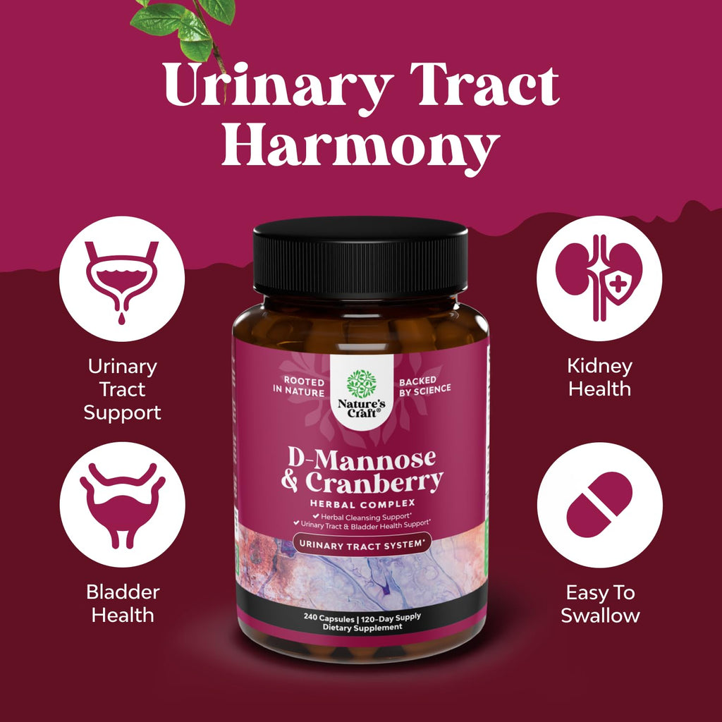 cranberry extract with D Mannose benefits