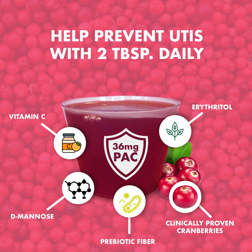 Cranberry extract with vitamins for wellness