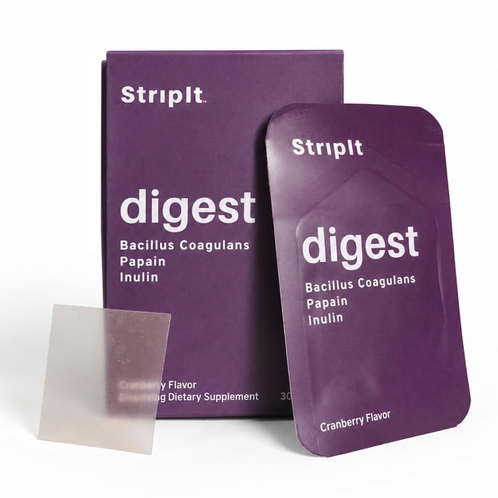Cranberry flavour probiotic strips