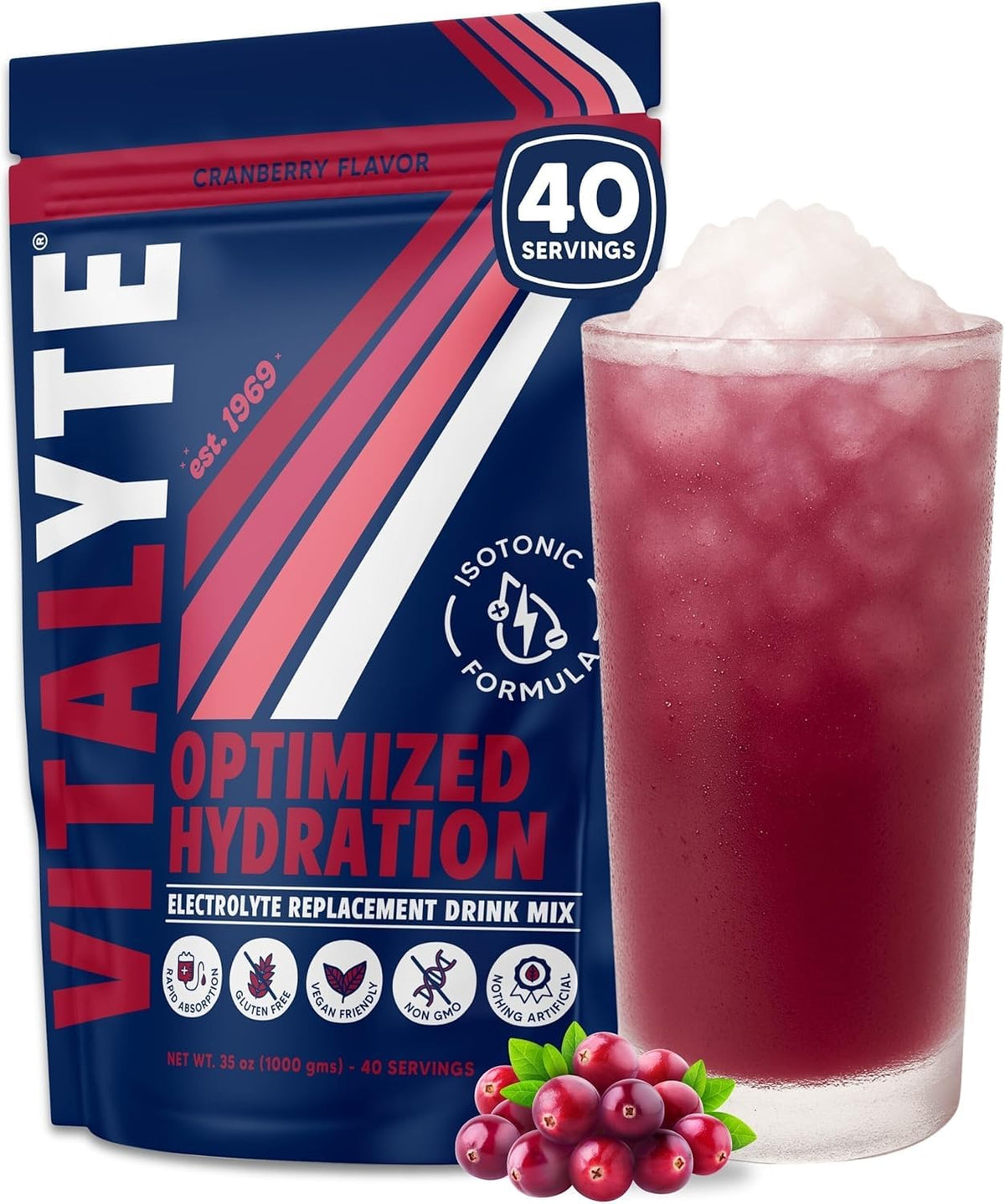 Cranberry Frost electrolyte powder mix