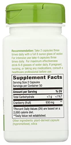 Cranberry fruit capsules for antioxidants