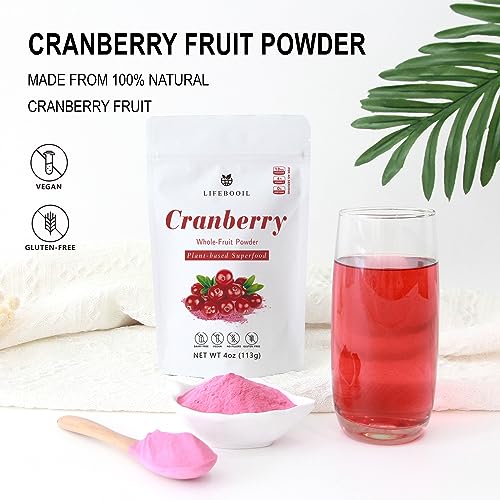 Cranberry fruit powder in recipes