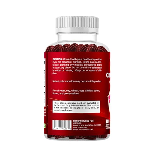 cranberry gummies for a healthy lifestyle