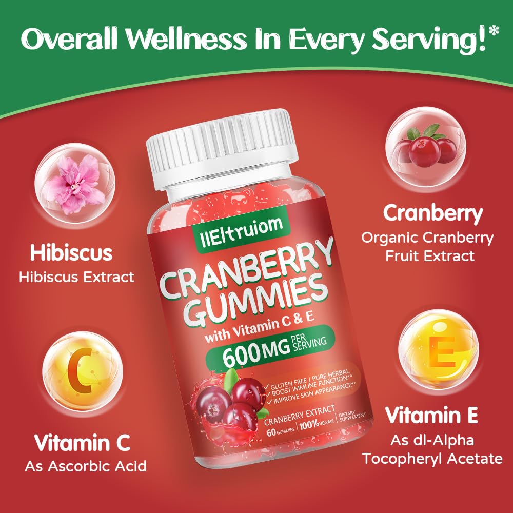 cranberry gummies for bladder health