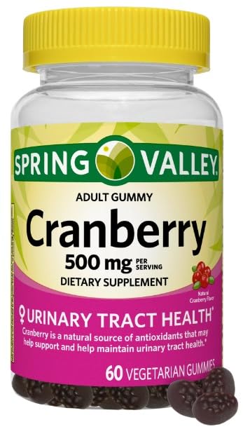 Cranberry gummies for bladder health