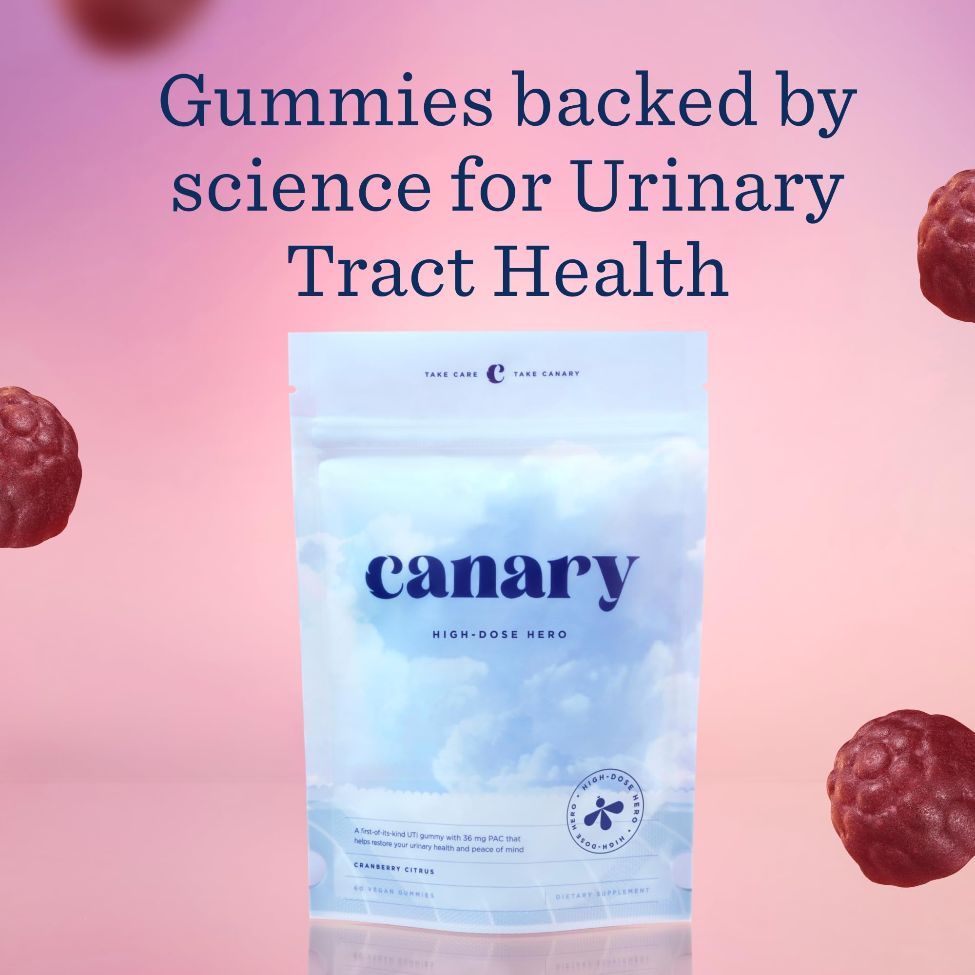 Cranberry gummies for daily protection