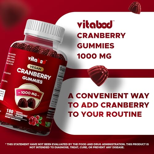 cranberry gummies for daily wellness routine
