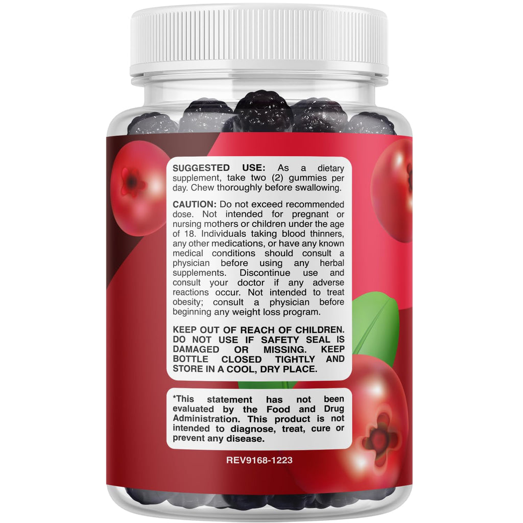 cranberry gummies for digestive health