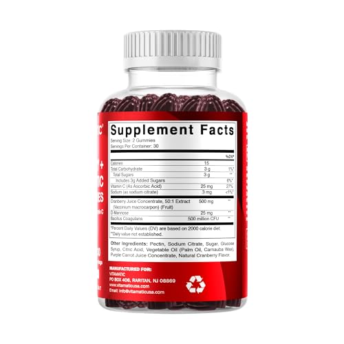 Cranberry gummies for kids and adults