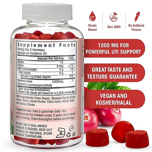 cranberry gummies for men’s health