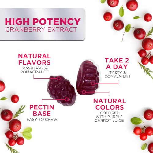 Cranberry gummies for overall wellness