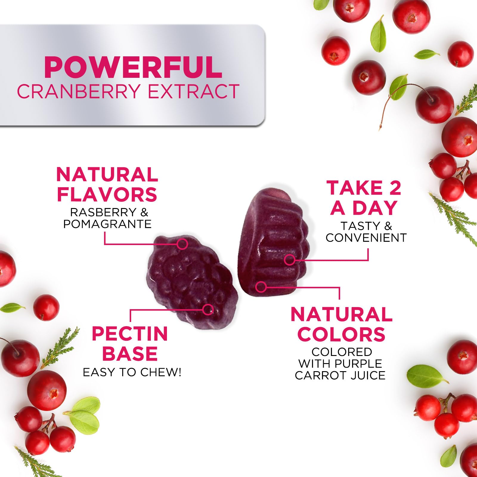 cranberry gummies for overall wellness