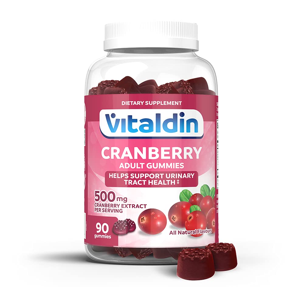 Cranberry gummies for urinary health