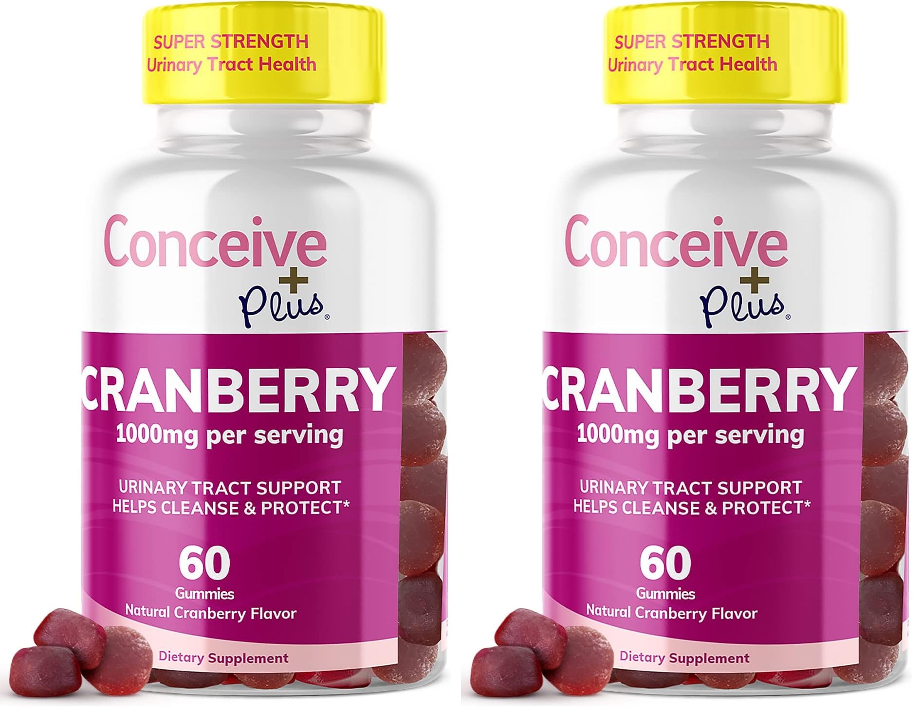 Cranberry gummies for urinary health