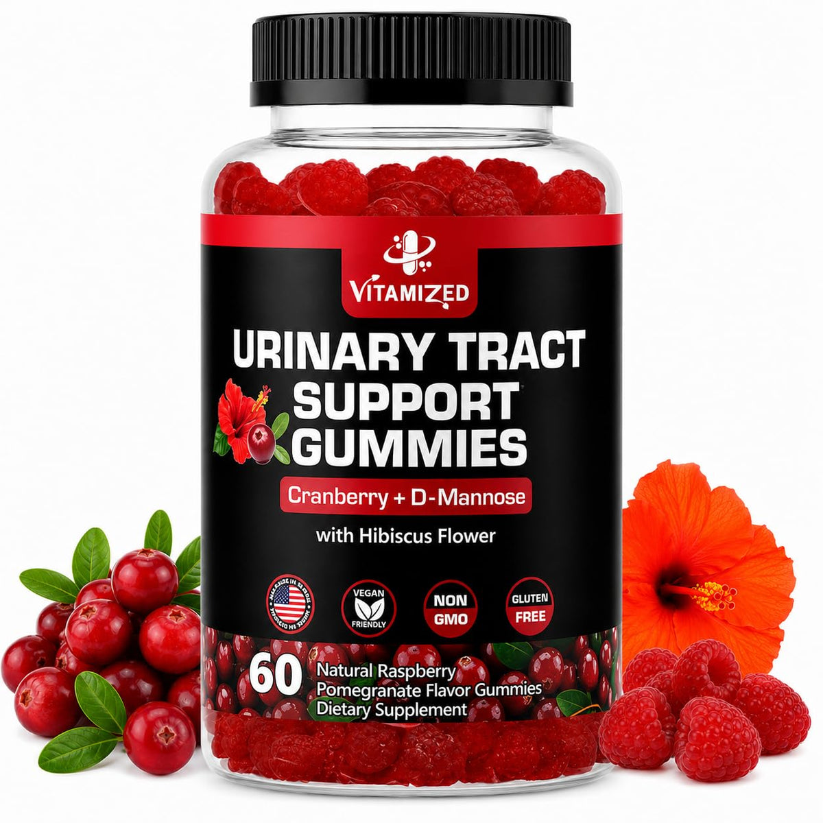 Cranberry gummies for urinary health