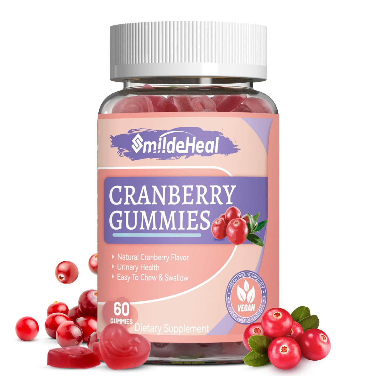 Cranberry gummies for urinary health