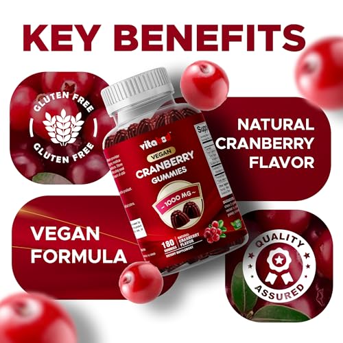 cranberry gummies for urinary tract balance