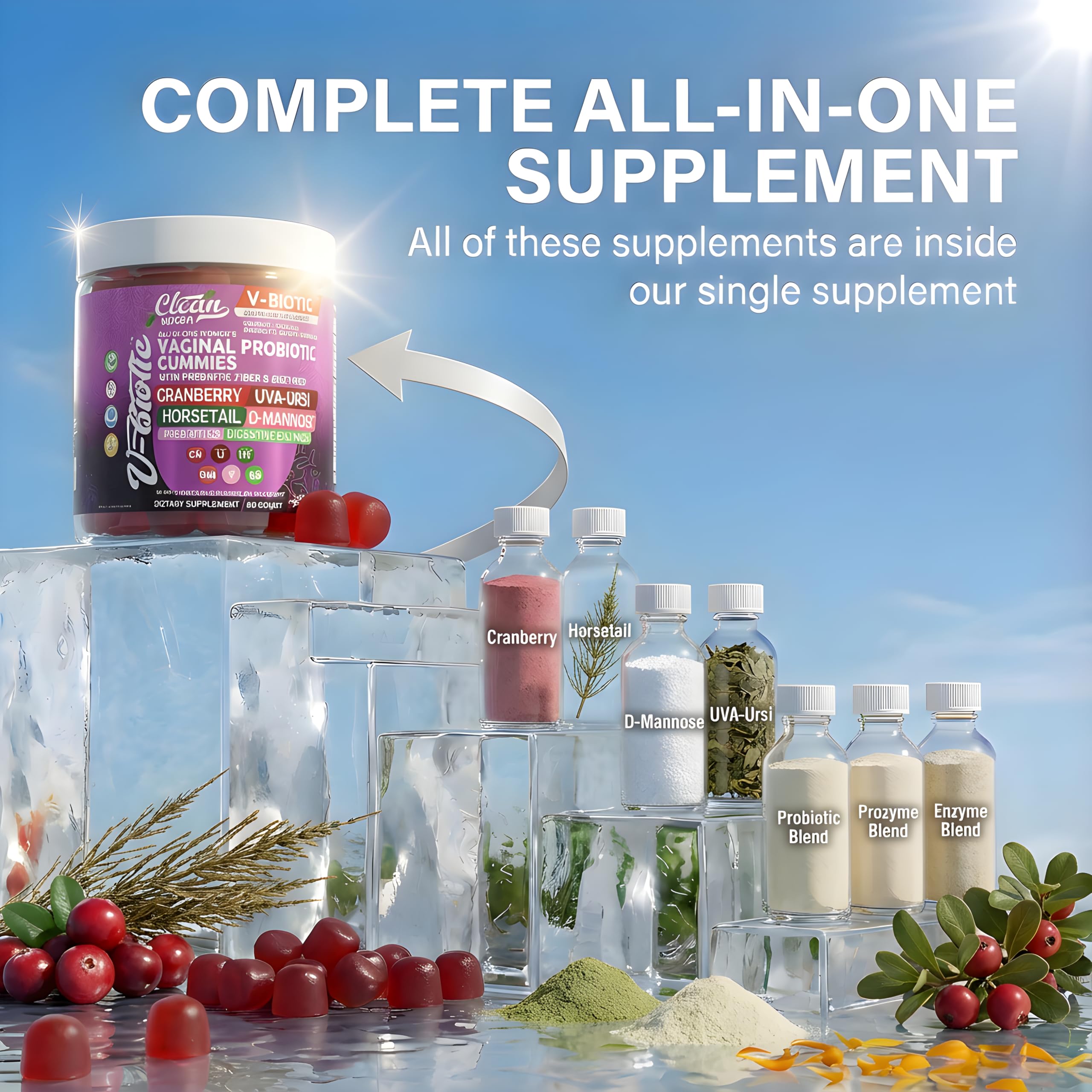 cranberry gummies with digestive enzymes
