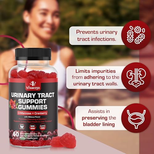 Cranberry gummies with natural ingredients