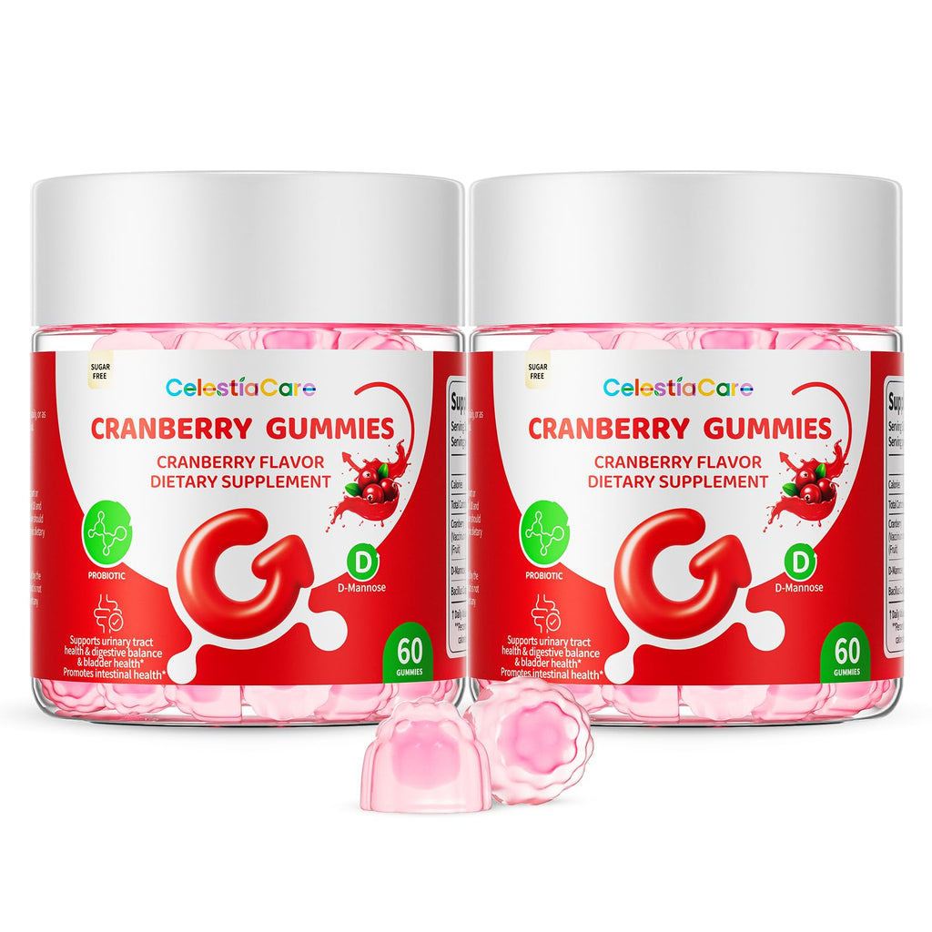 Cranberry gummies with probiotics