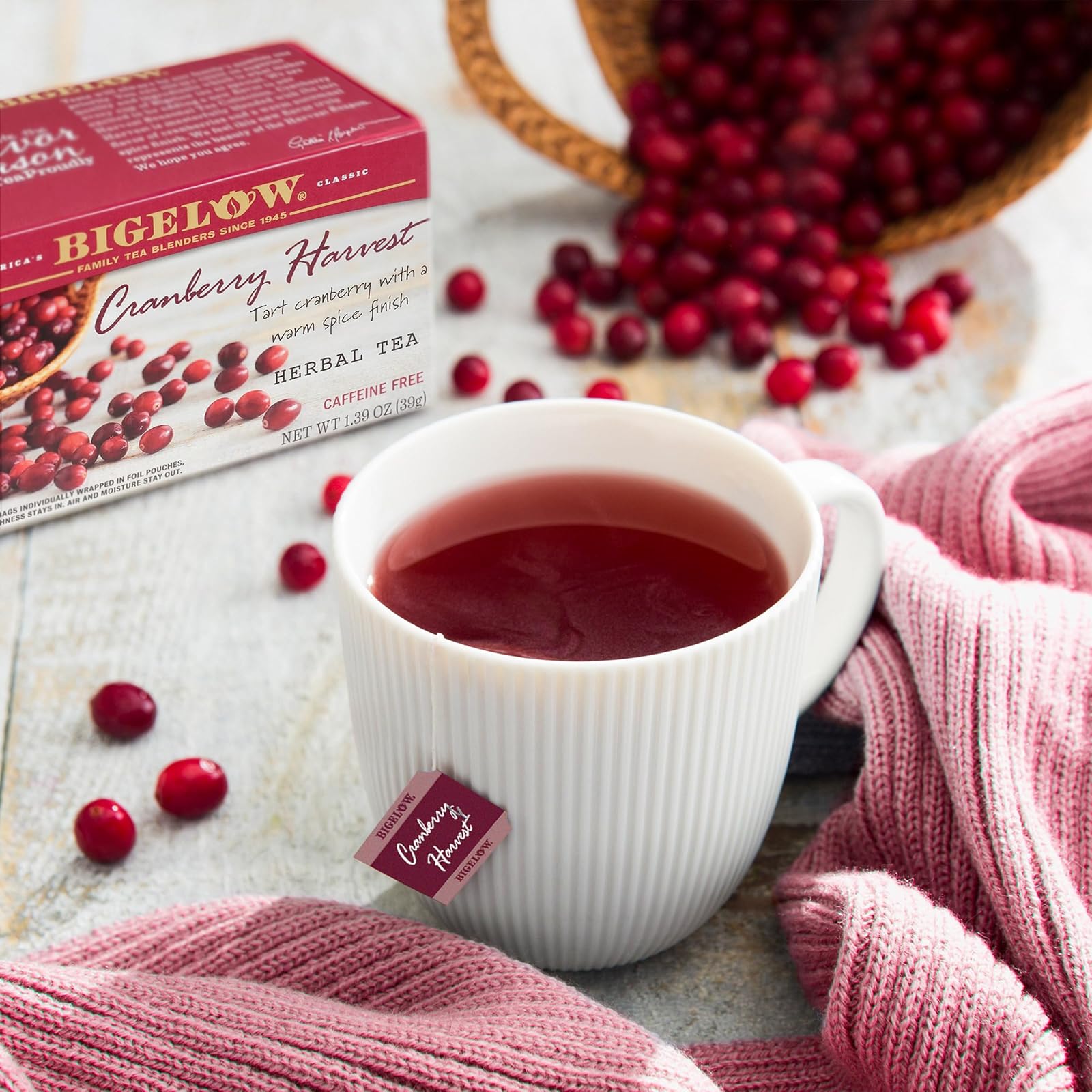 Cranberry Harvest herbal tea bags