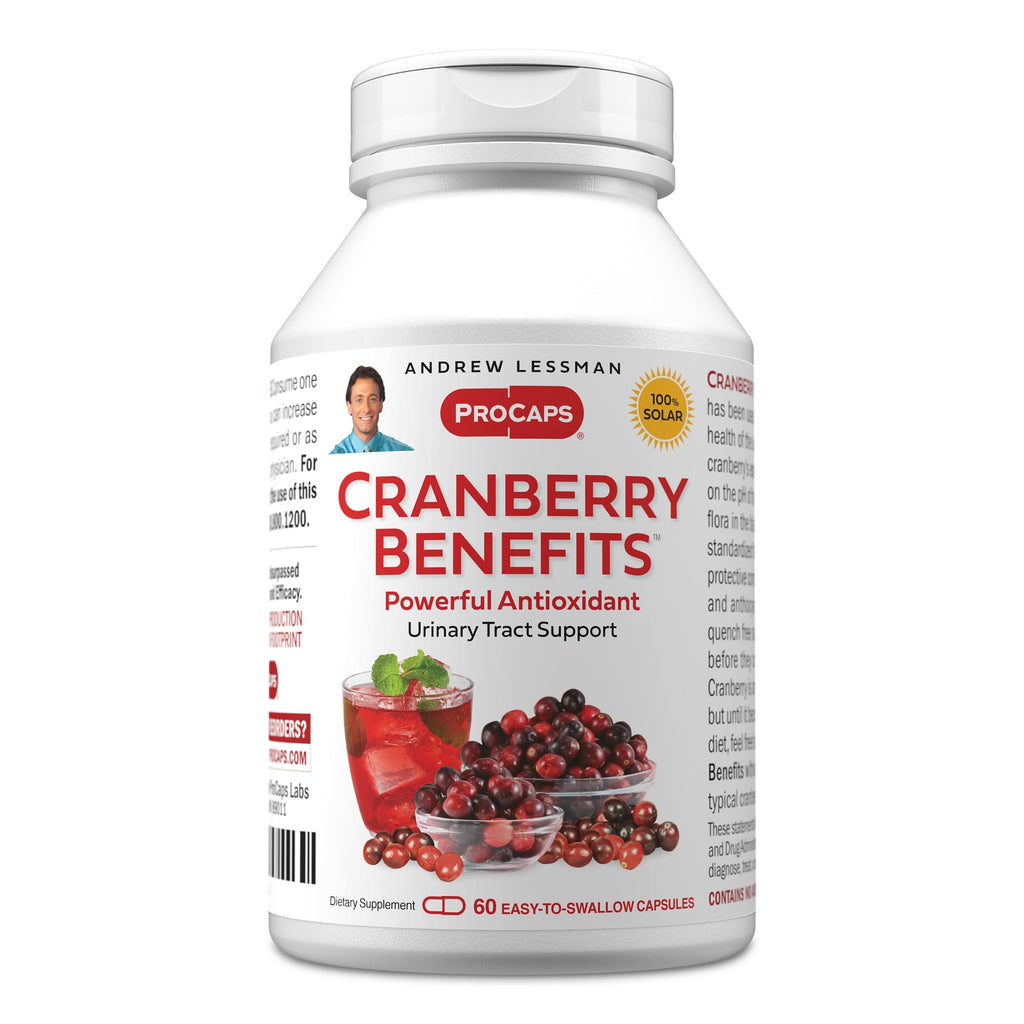 Cranberry health benefits capsules