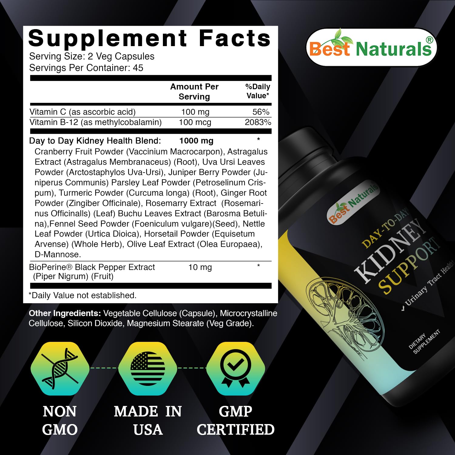 Cranberry herbal supplement for kidneys