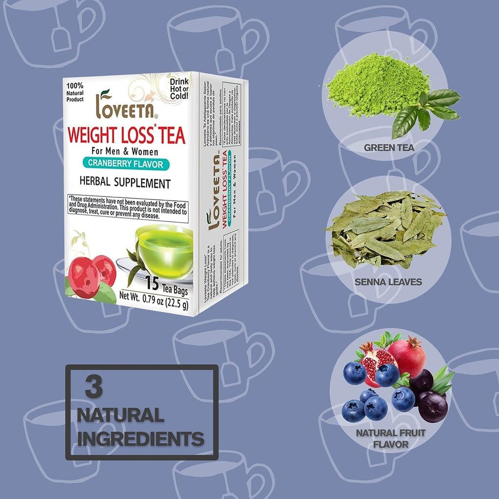Cranberry herbal tea for detox