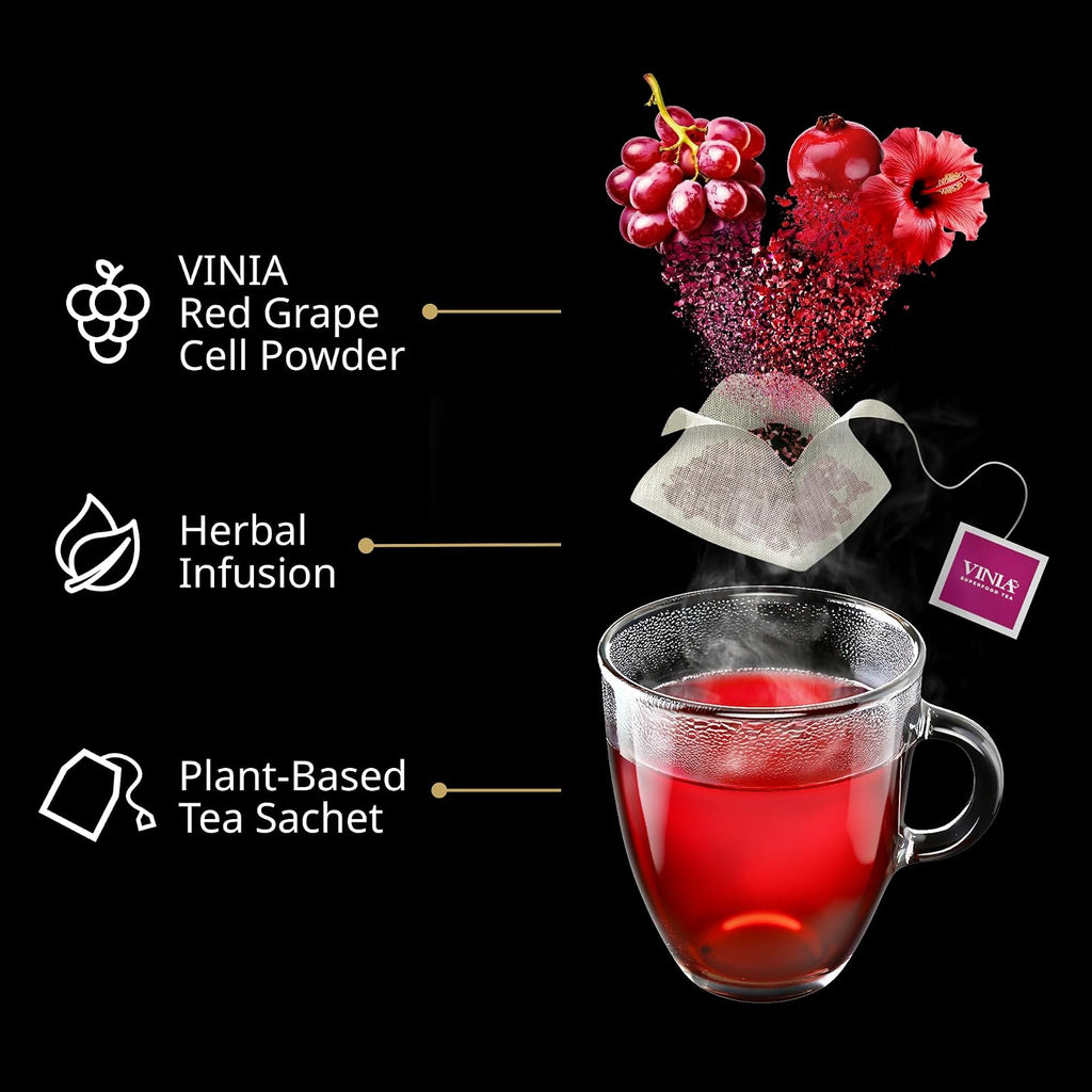 Cranberry hibiscus tea for wellness