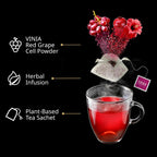 Cranberry hibiscus tea for wellness
