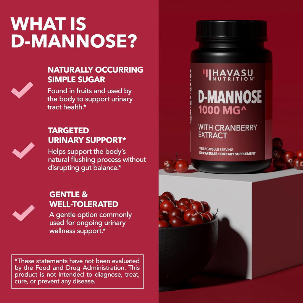 cranberry infused D Mannose formula
