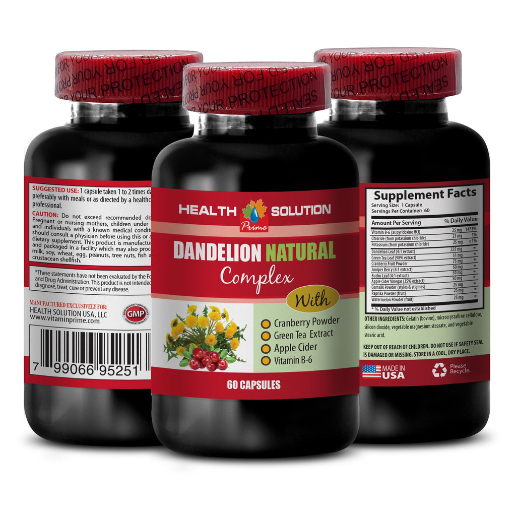 cranberry infused dandelion powder capsules