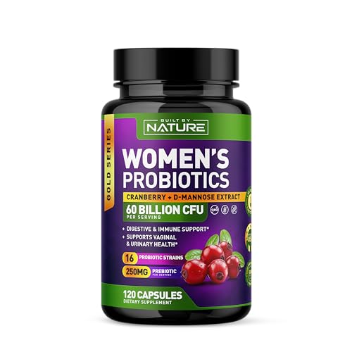 Cranberry infused probiotic capsules