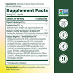 Cranberry infused probiotics for women