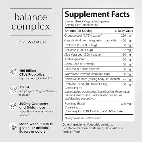 Cranberry-infused women's probiotic