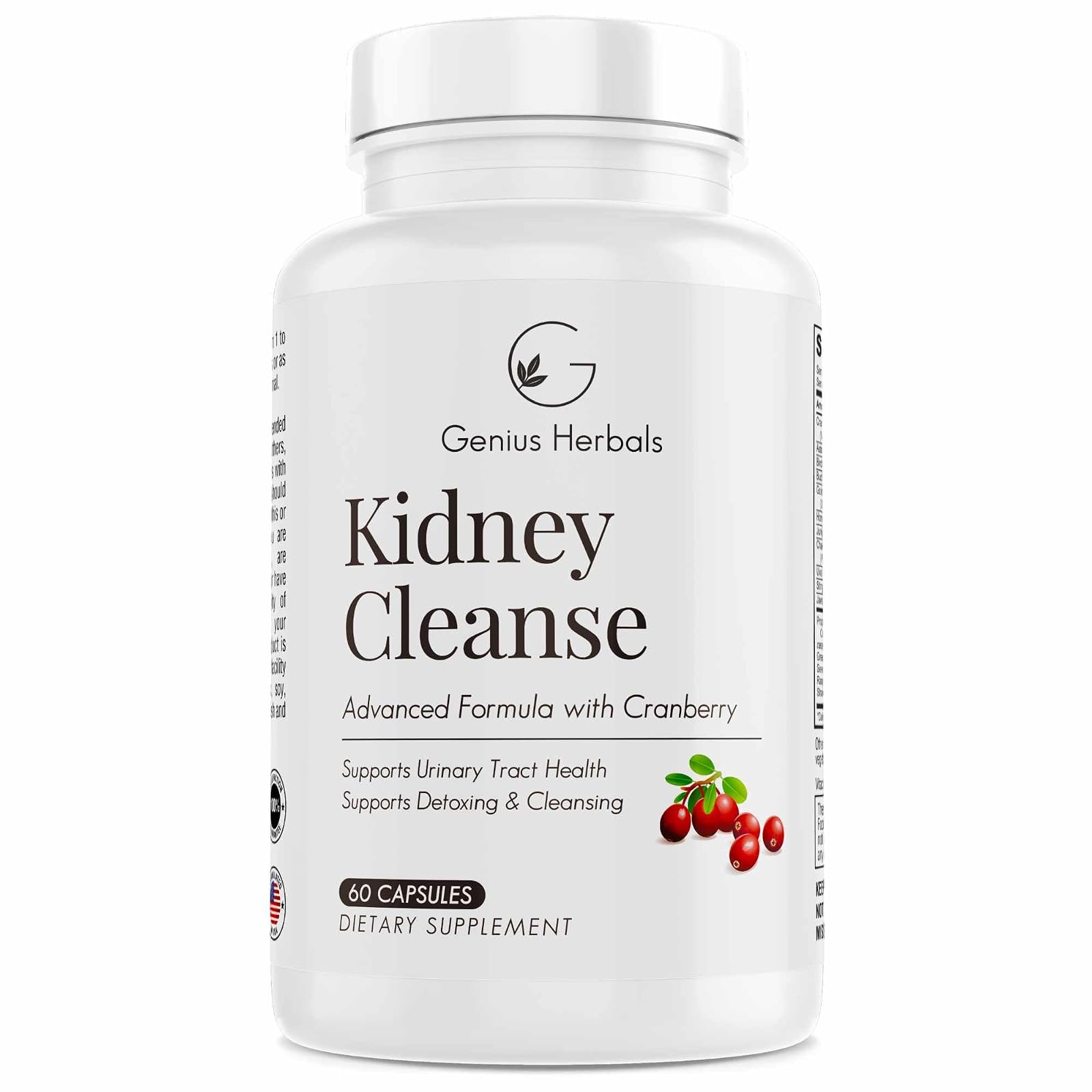 Cranberry kidney cleanse capsules