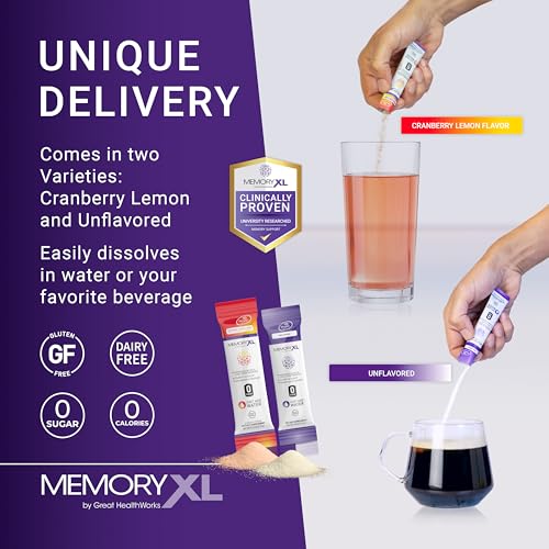 Cranberry lemon flavor brain supplement