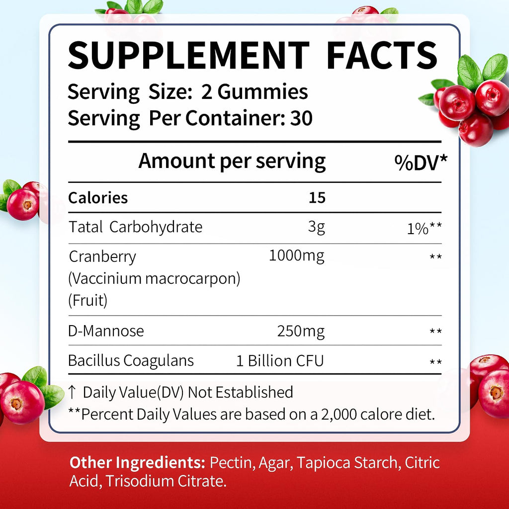 Cranberry multivitamin for seniors