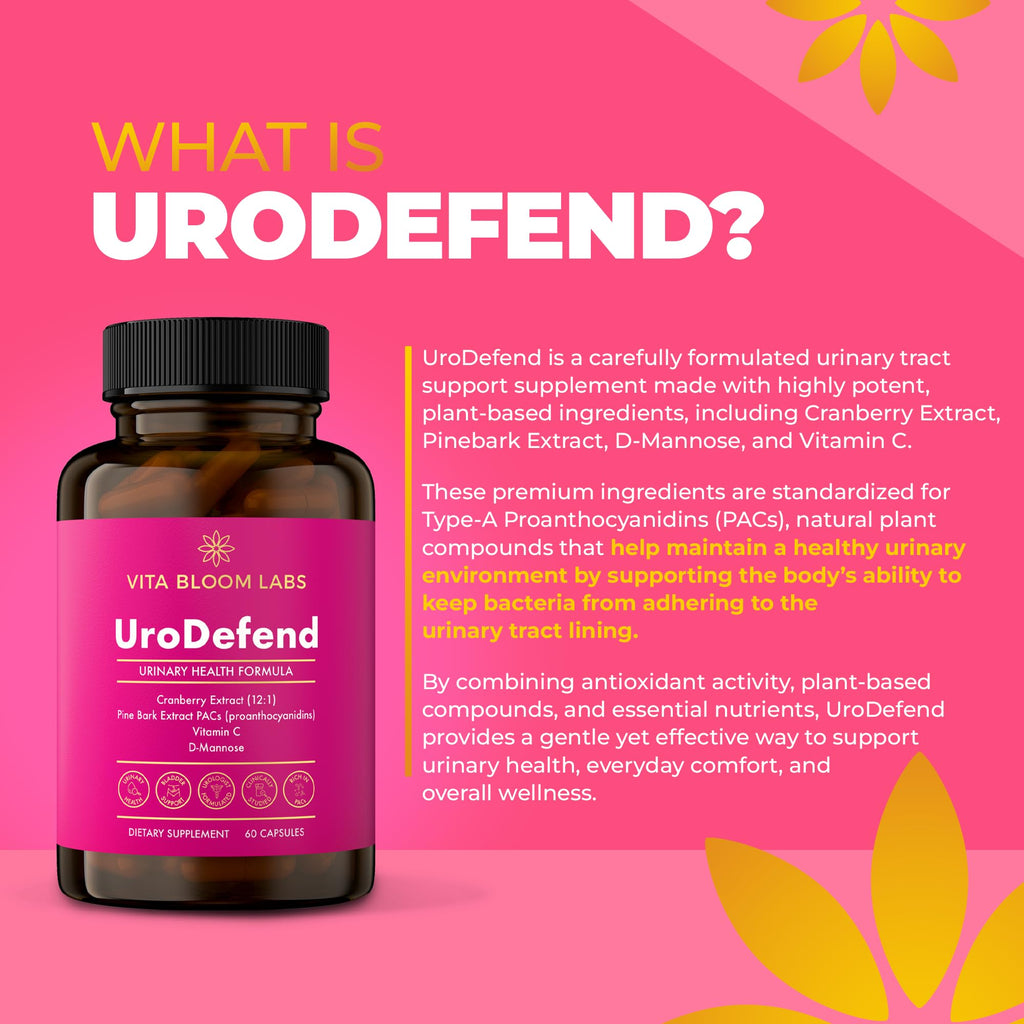 Cranberry PACs for bladder support