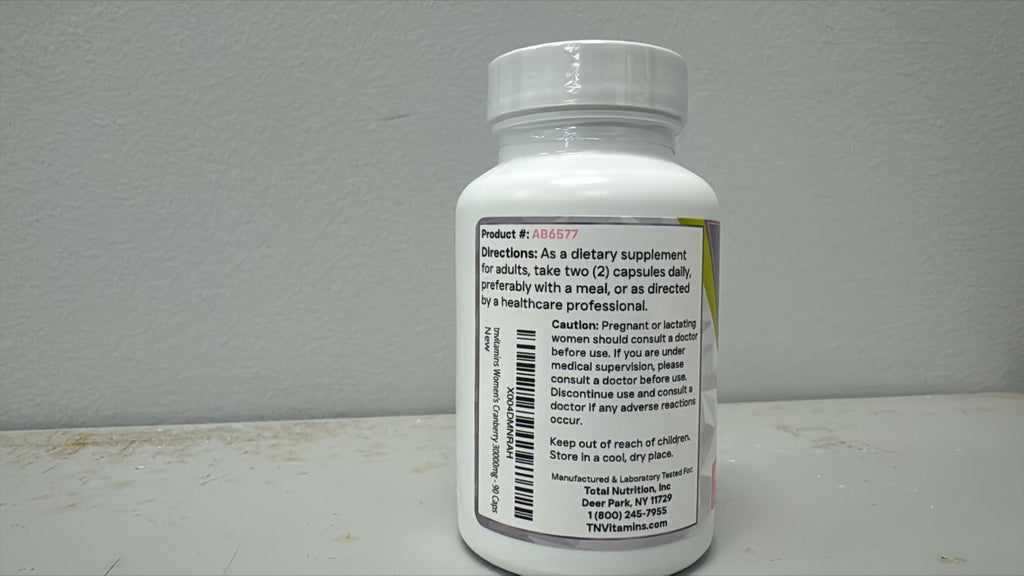 Cranberry pills for a balanced diet