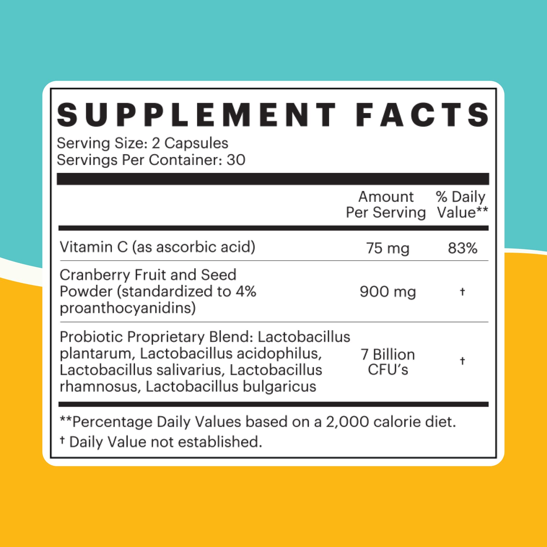 Cranberry pills for overall wellness