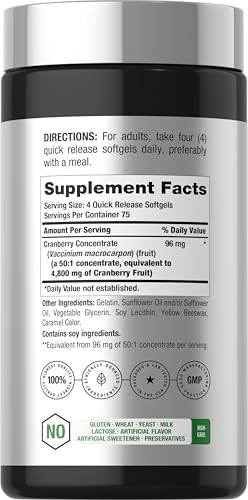 cranberry pills for urinary health