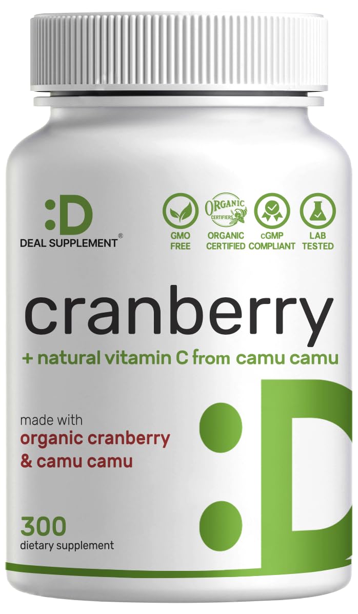 Cranberry pills for urinary health