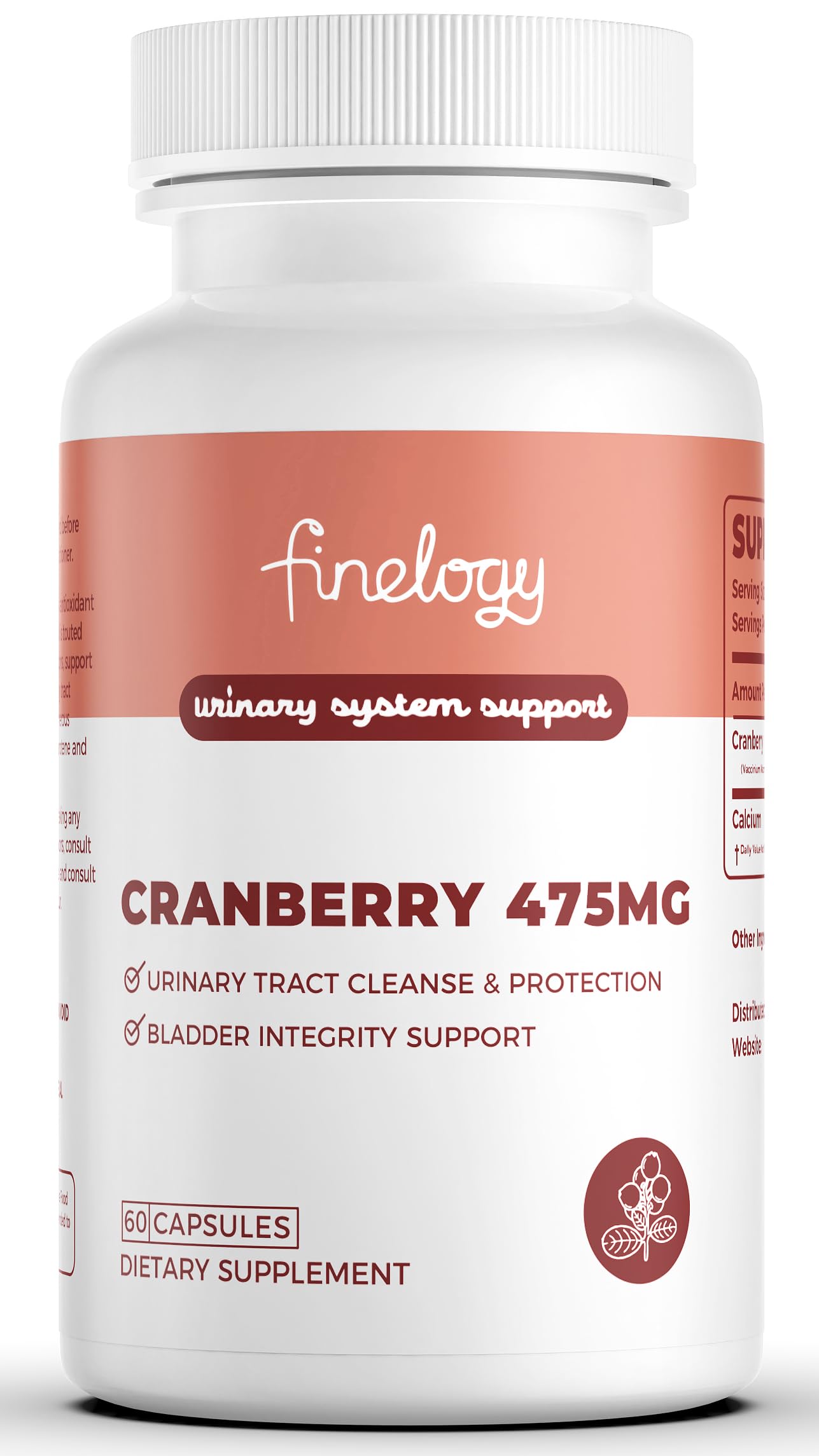 Cranberry pills for urinary health